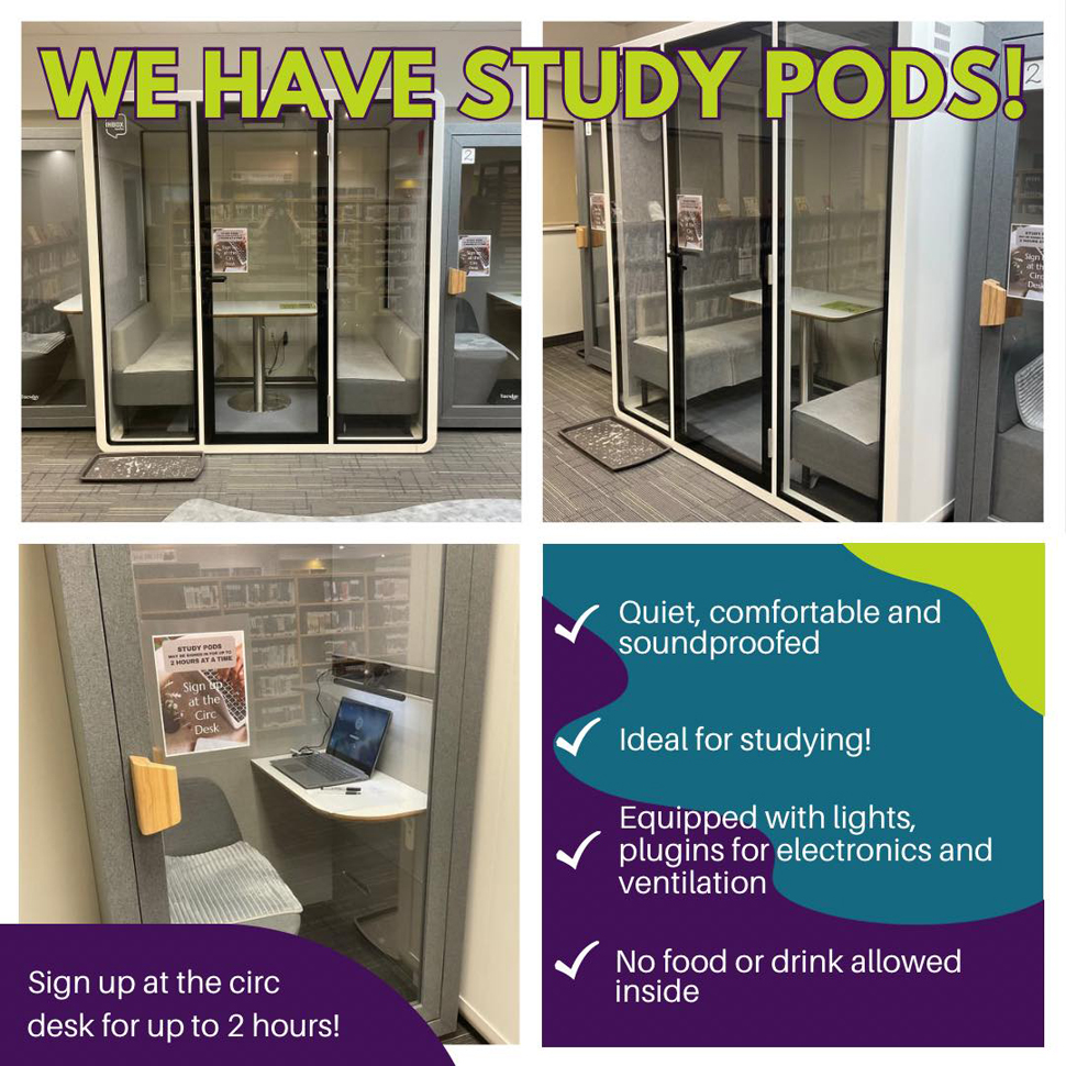 Jake Epp Library excited about their three new study-pods - SteinbachOnline.com - Local news ...
